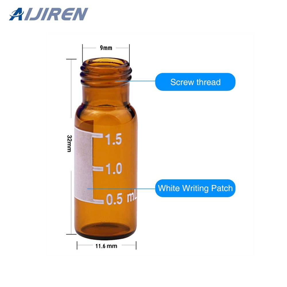 1.5ml Chromatographie Autosampler Vial Cap Septum-Aijiren HPLC Vial Factory