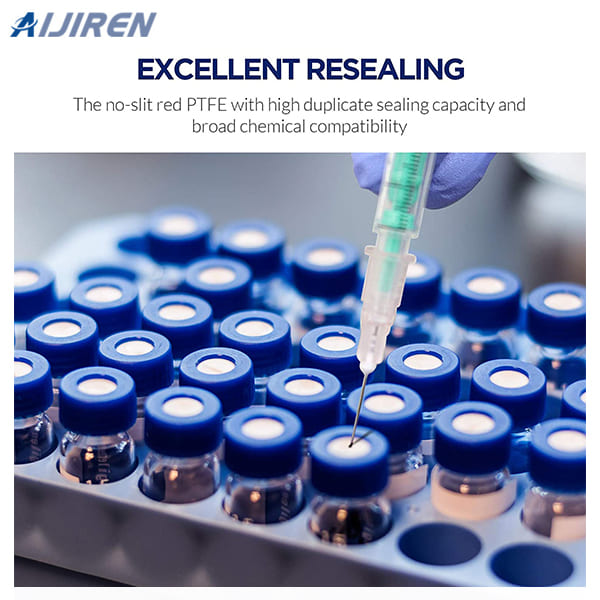 1.5ml Chromatographie Autosampler Vial Cap Septum-Aijiren HPLC Vial Factory